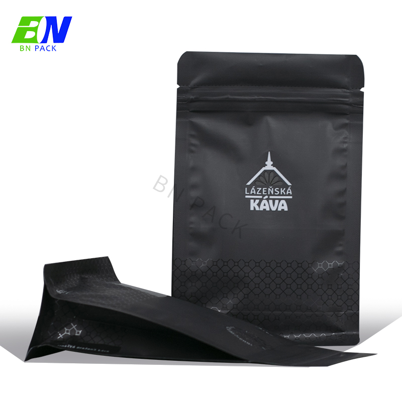 Digital Printing Matte Finish Plastic Flat Bottom Pouch Foil Barrier ...